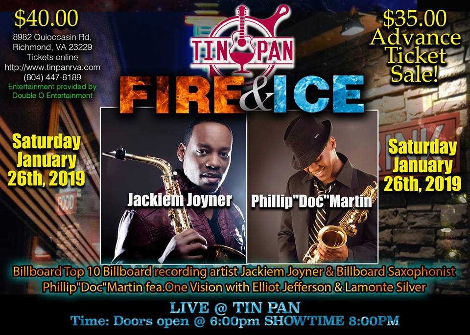 FIRE & ICE FEATURING JACKIEM JOYNER and PHILLIP "DOC" MARTIN - JACKIEM ...